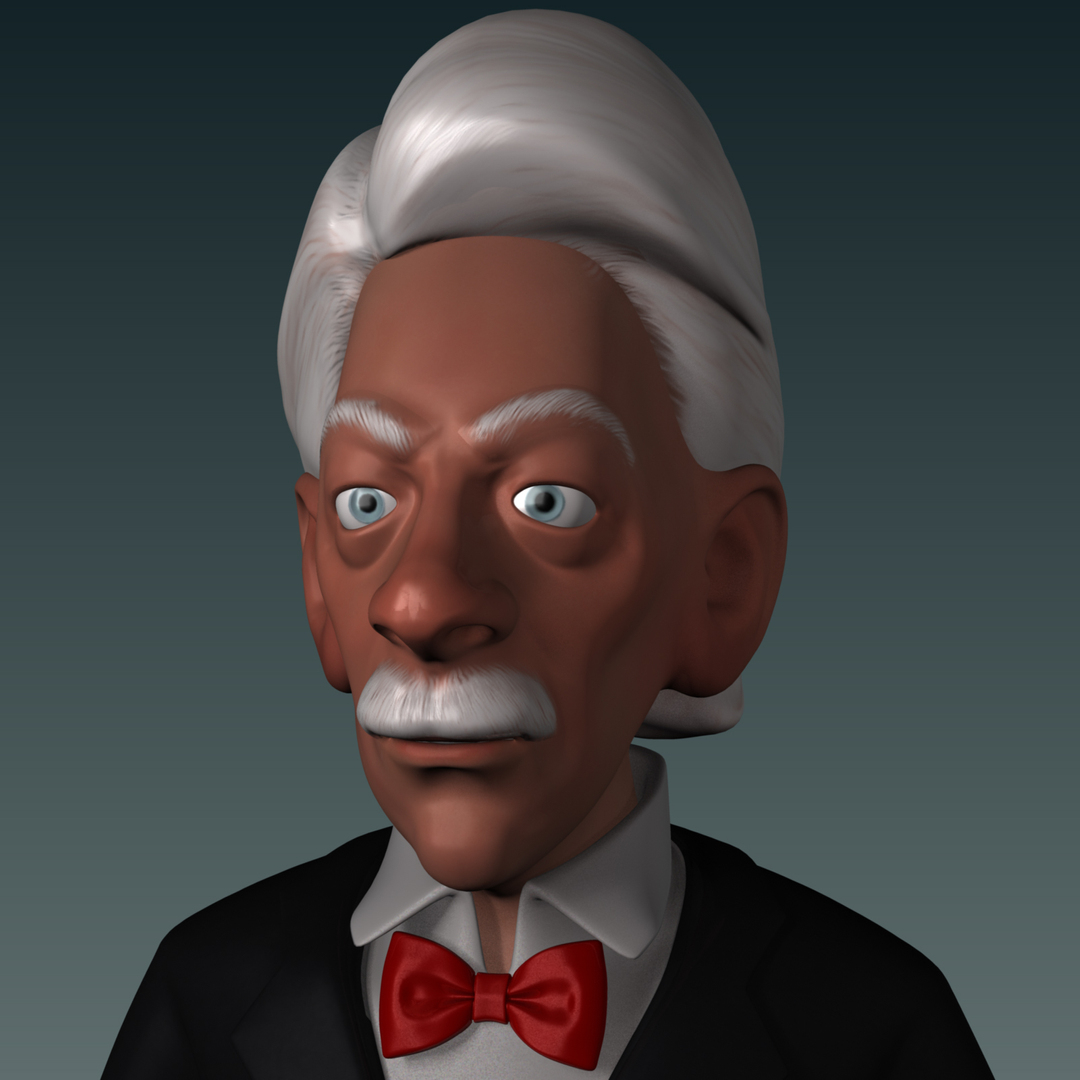 Cartoon Caricature 3d Model