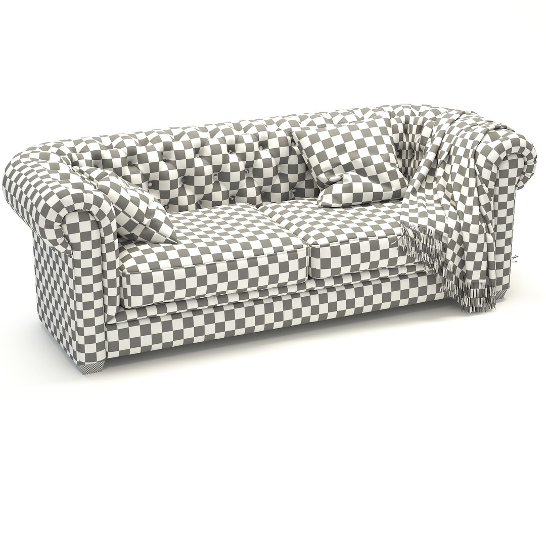 3d Mayson Chesterfield Seater Model