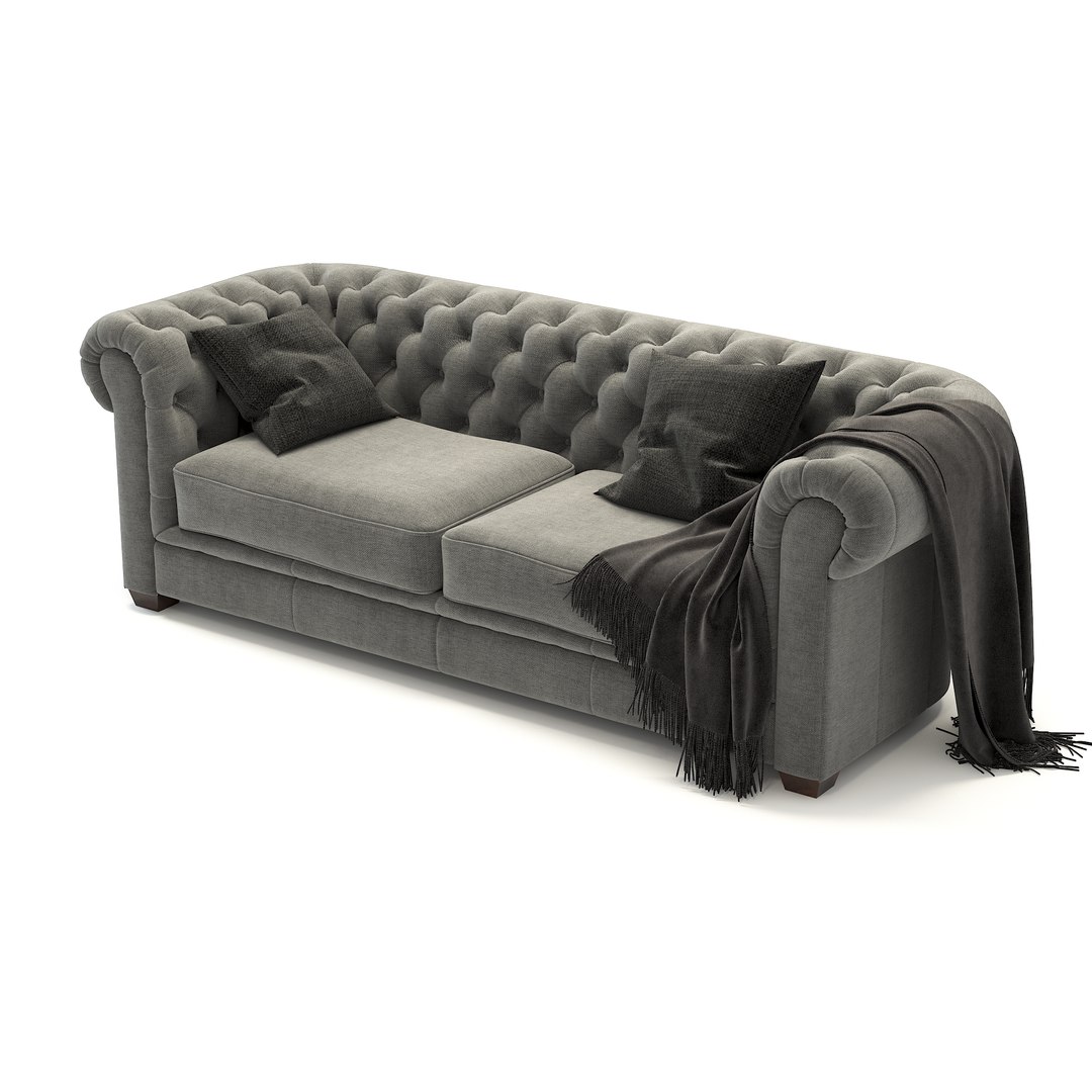 3d Mayson Chesterfield Seater Model