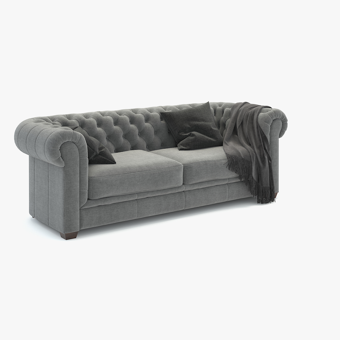 3d Mayson Chesterfield Seater Model