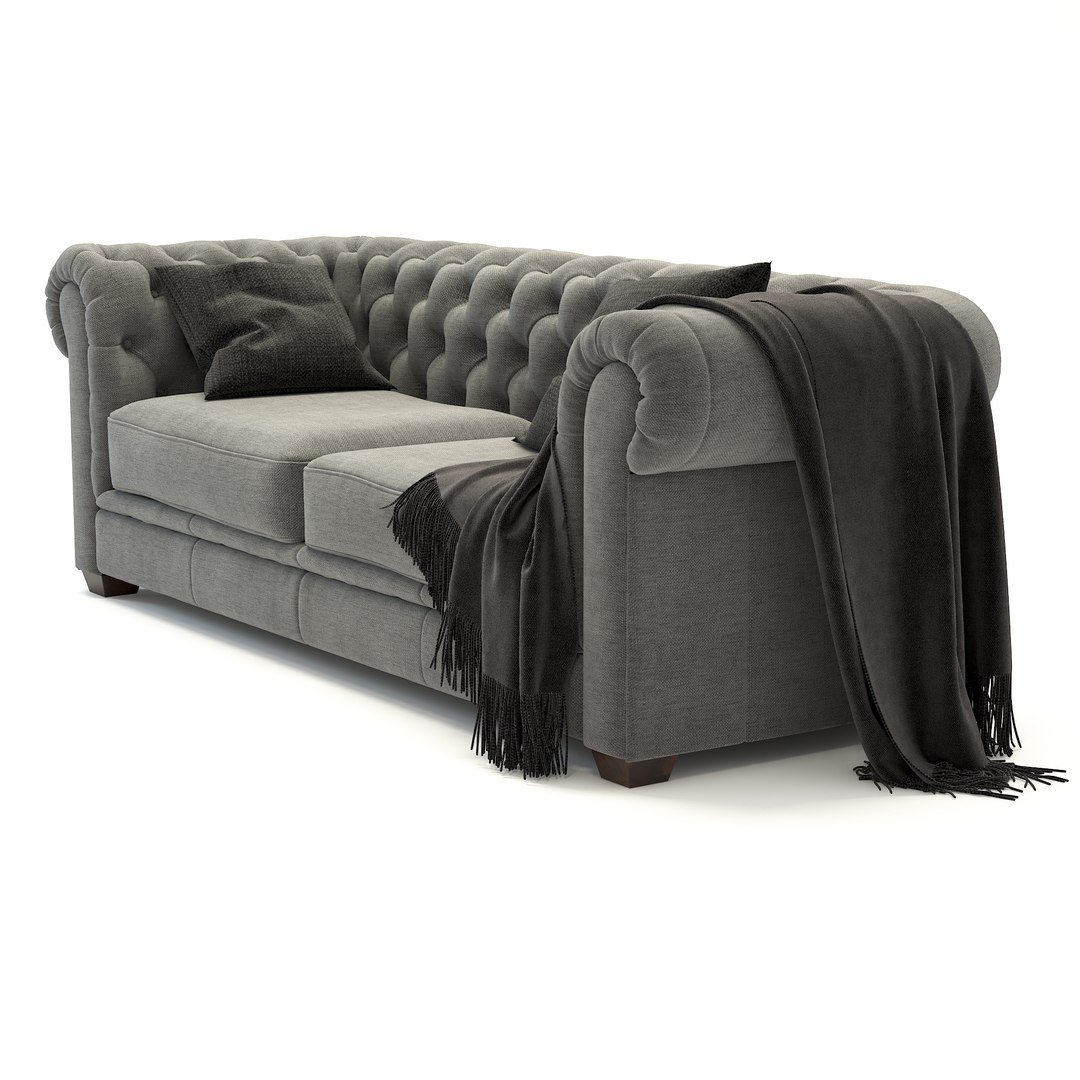 3d Mayson Chesterfield Seater Model