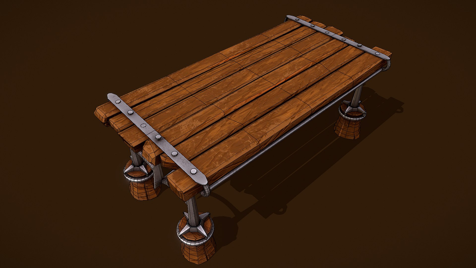 modelo 3d Stylized Lowpoly Fantasy Table - TurboSquid 1974465