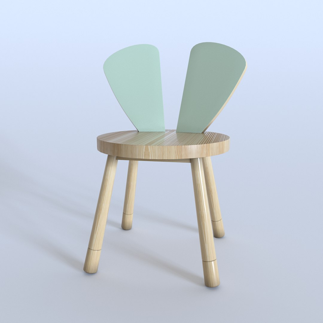 Kinder Chair Model - TurboSquid 1898527
