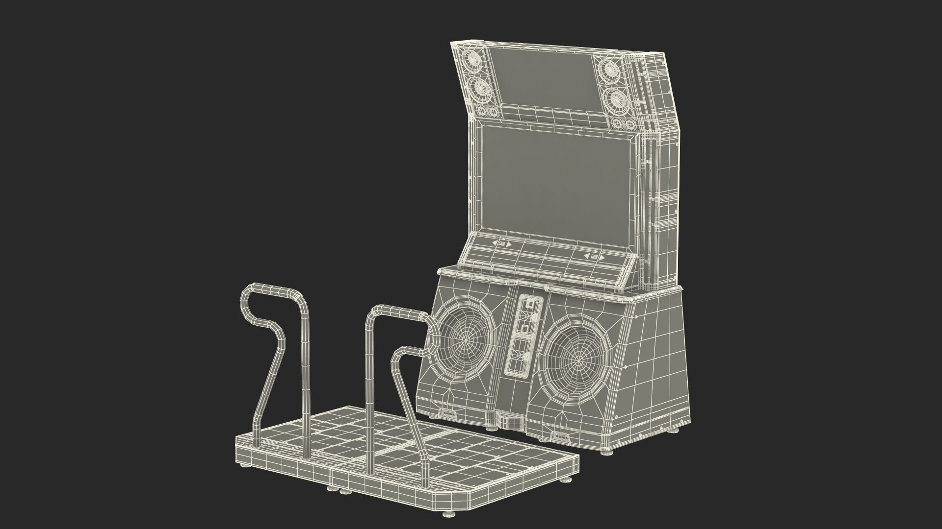 Dance Arcade Machine 3D - TurboSquid 1737523