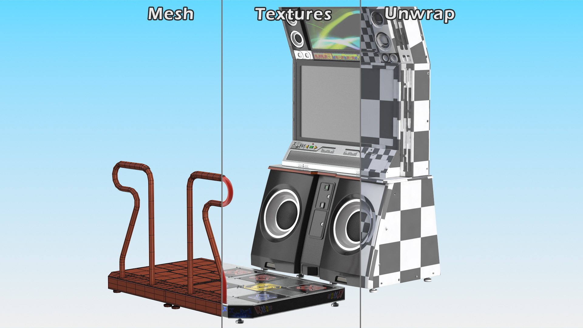 Dance Arcade Machine 3D - TurboSquid 1737523