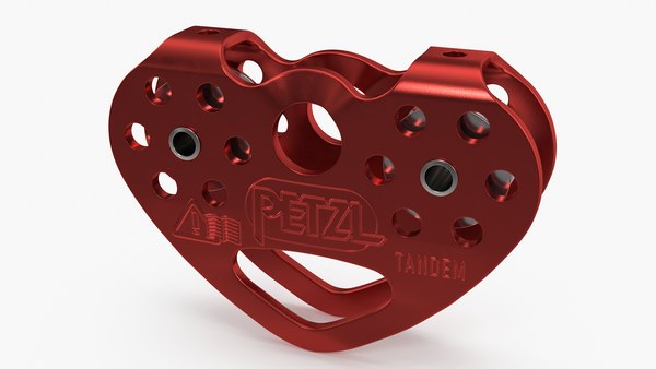 modelo 3d Zip Line Tandem Pulley Petzl - TurboSquid 1959582