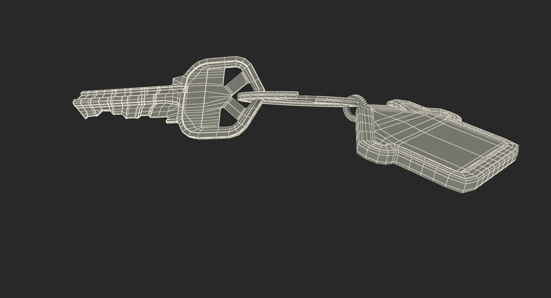 Door Key Red House 3D - TurboSquid 1232644