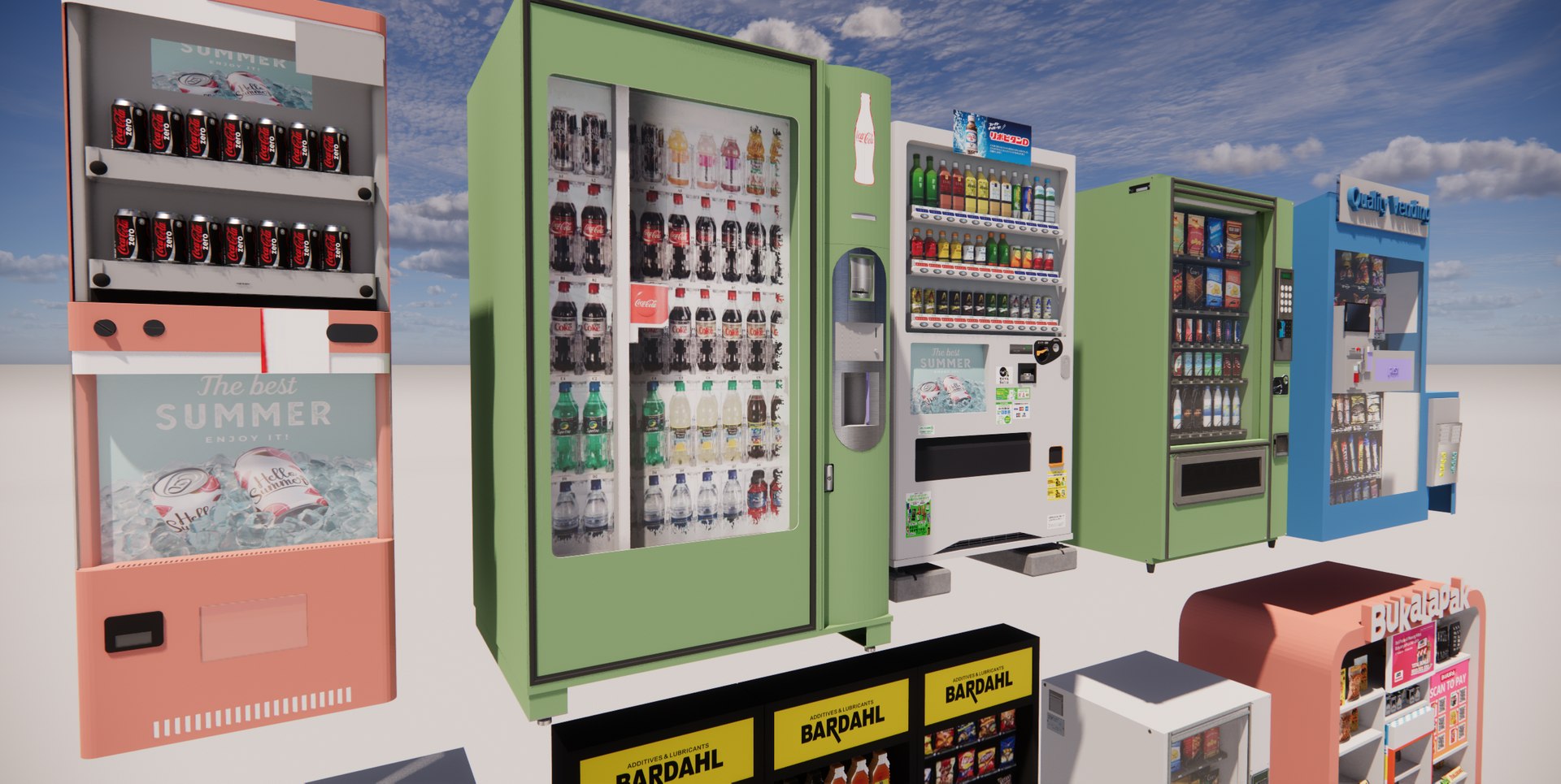 Vending Machines Collection-A3 Model - TurboSquid 2096587