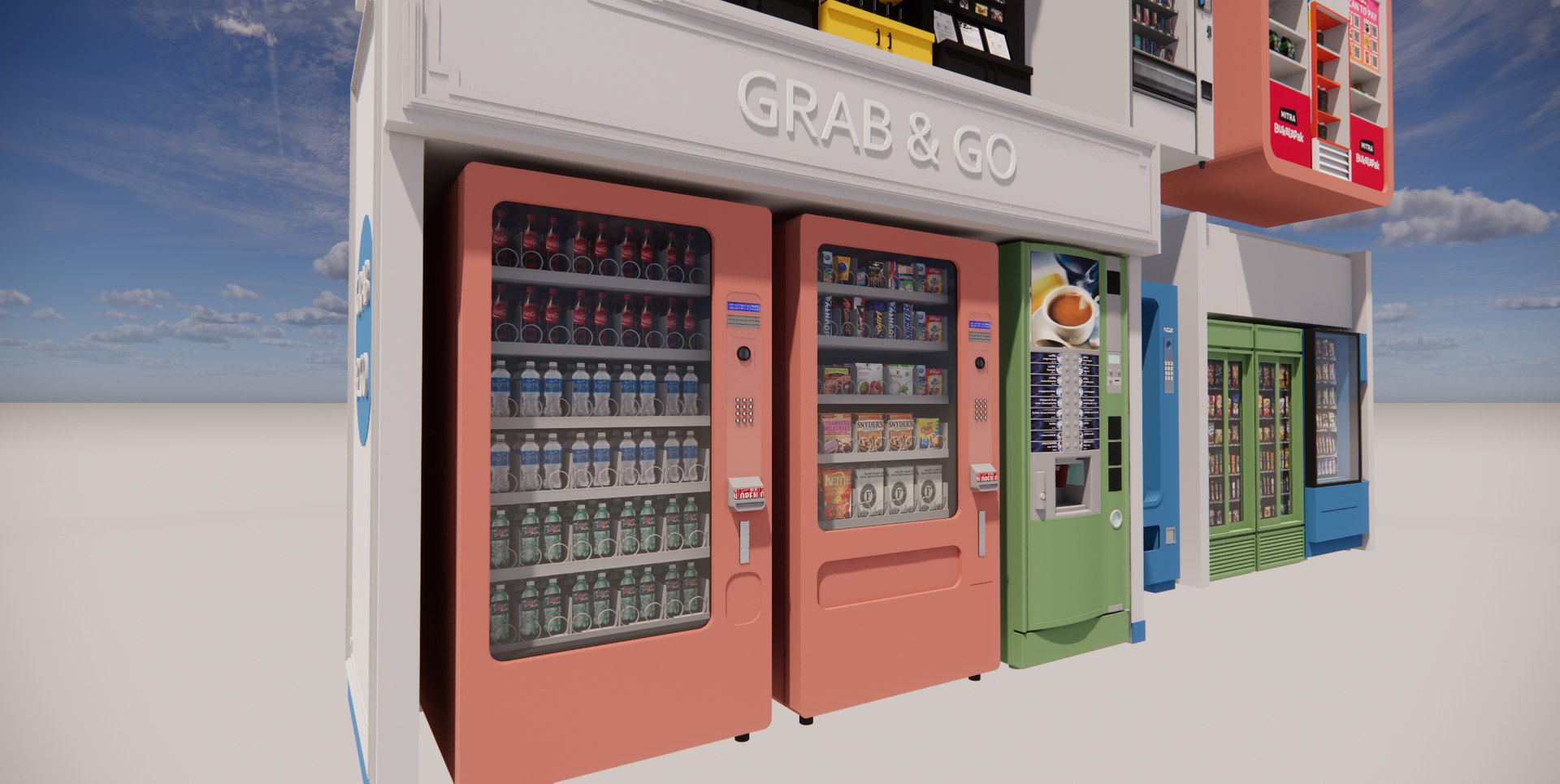 Vending Machines Collection-A3 Model - TurboSquid 2096587