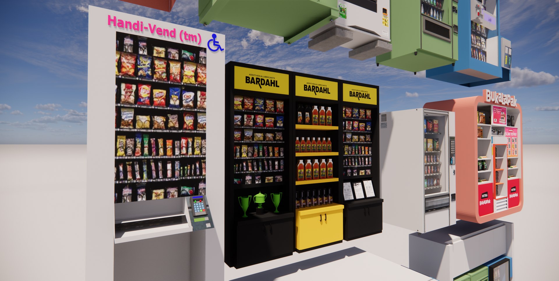 Vending Machines Collection-A3 Model - TurboSquid 2096587