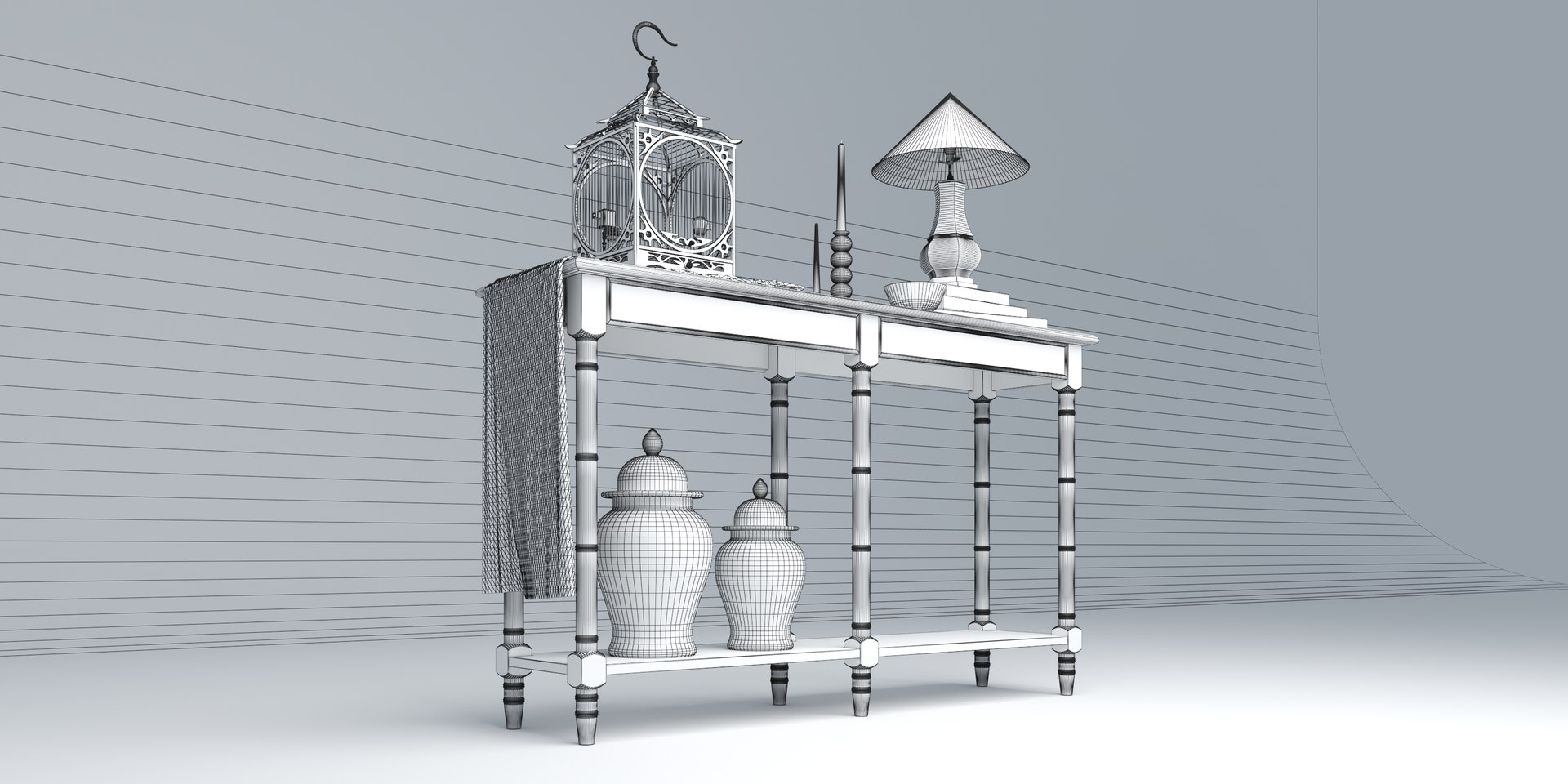 3D ENTRYWAY CONSOLE TABLE - TurboSquid 1791643