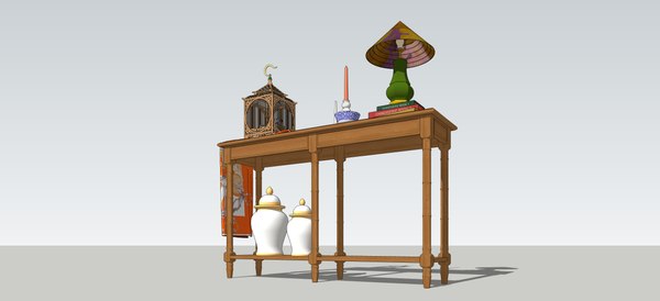 modelo 3d MESA DE CONSOLA DE ENTRADA - TurboSquid 1791643