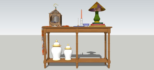 modelo 3d MESA DE CONSOLA DE ENTRADA - TurboSquid 1791643