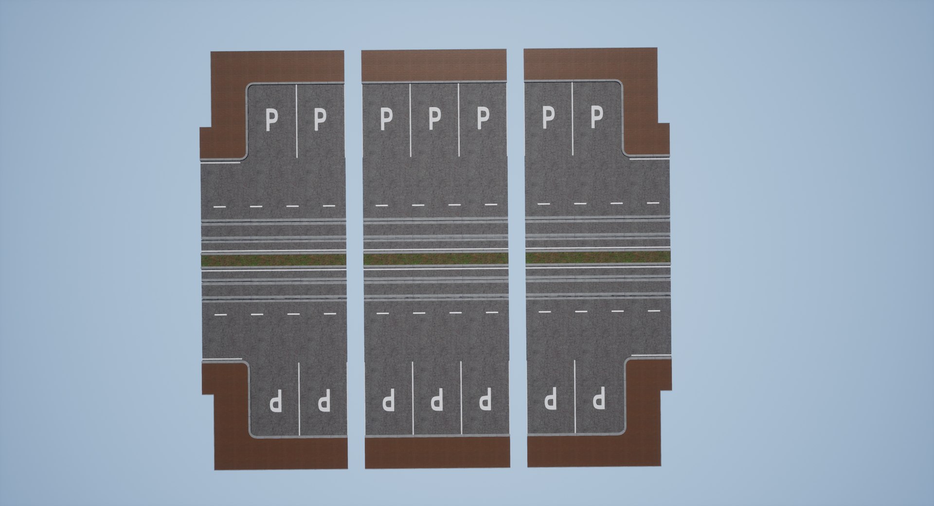 3D Highway Streets And Construction Roads - TurboSquid 1973968