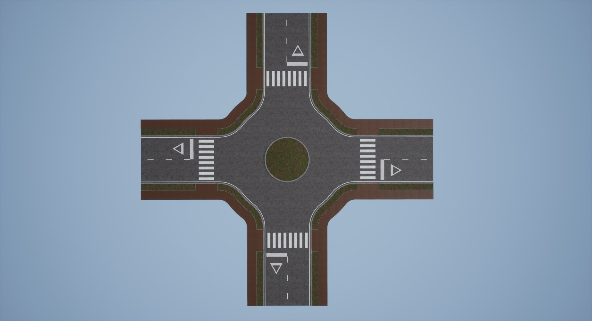 3D Highway Streets And Construction Roads - TurboSquid 1973968