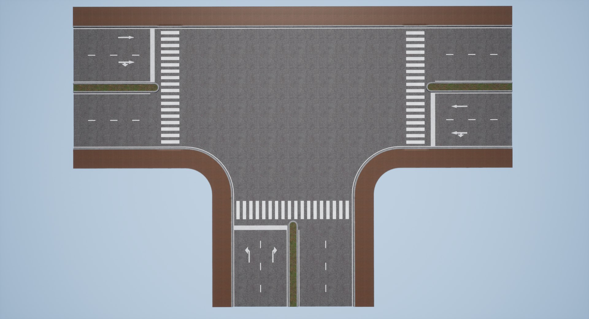 3D Highway Streets And Construction Roads - TurboSquid 1973968