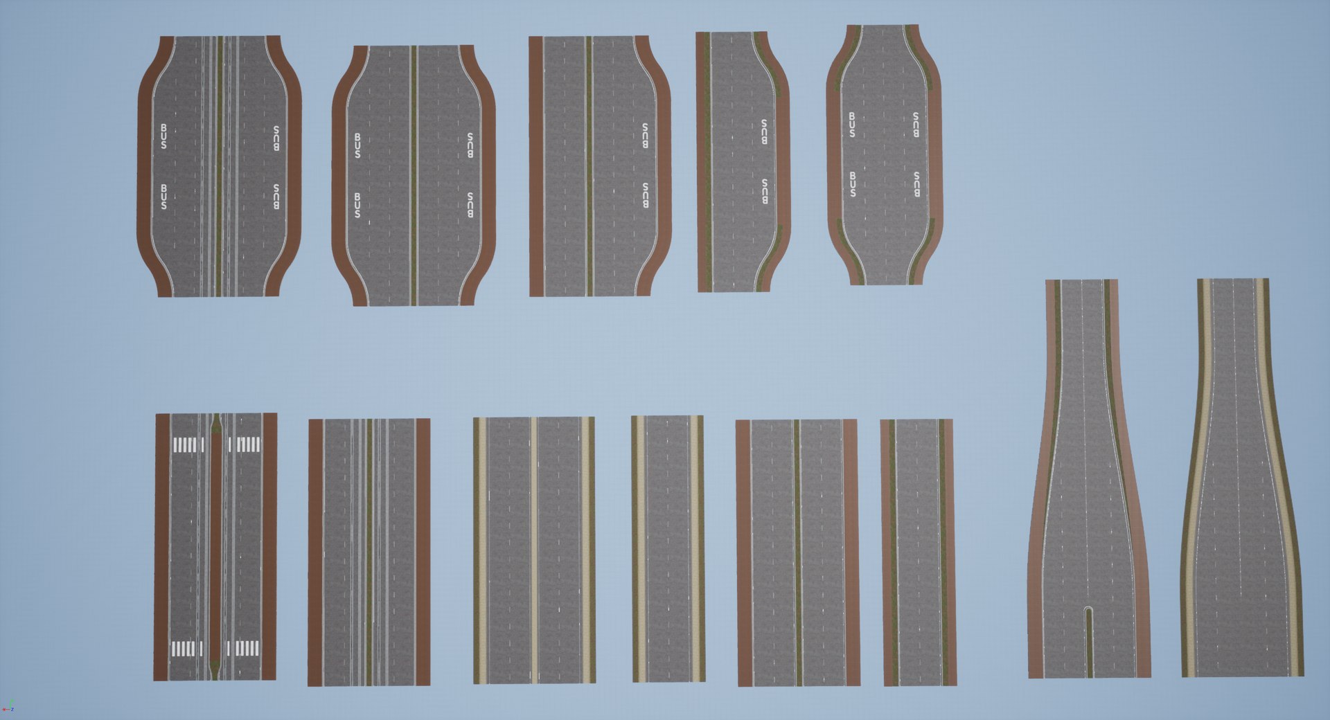 3D Highway Streets And Construction Roads - TurboSquid 1973968