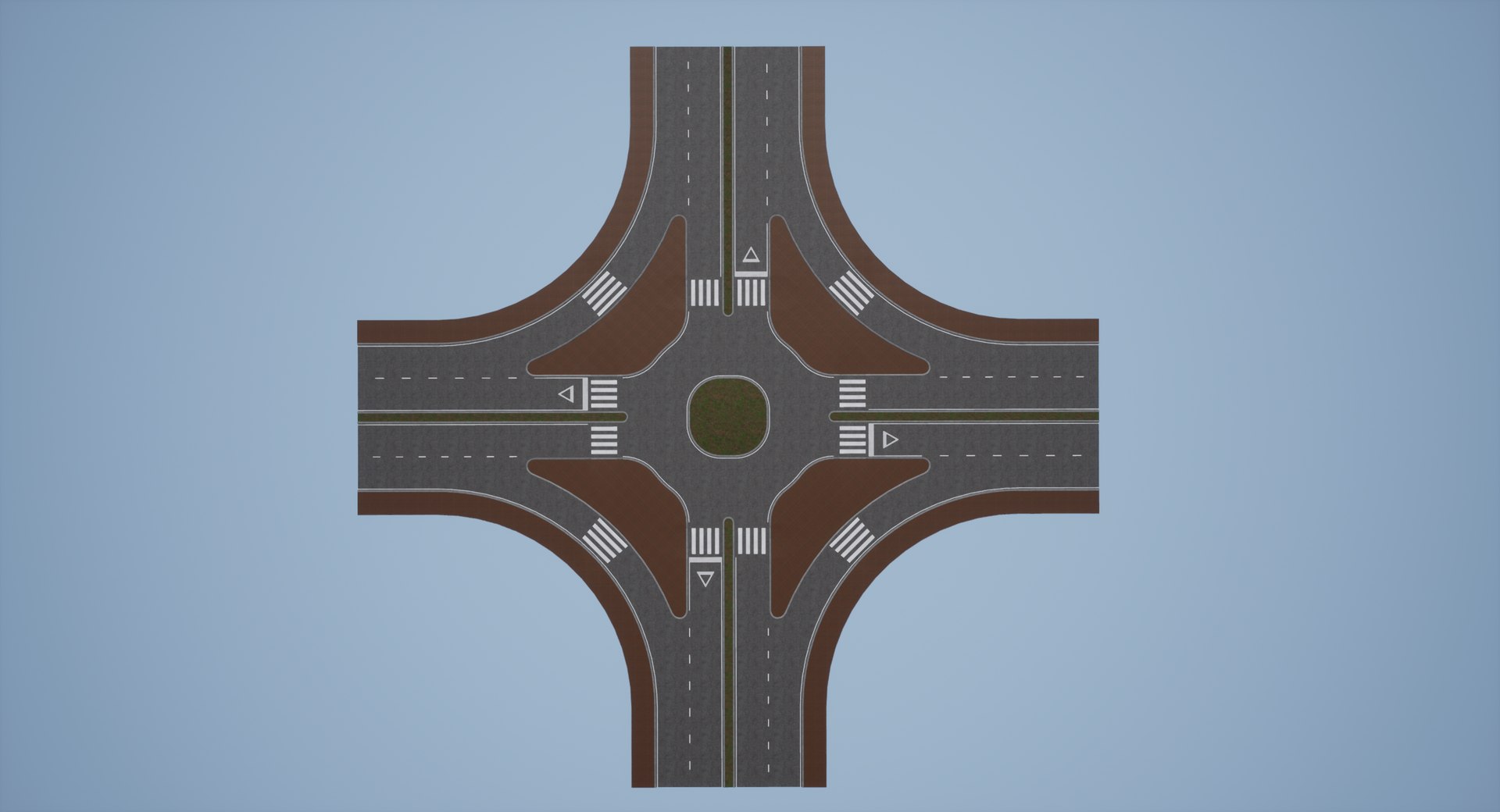 3D Highway Streets And Construction Roads - TurboSquid 1973968