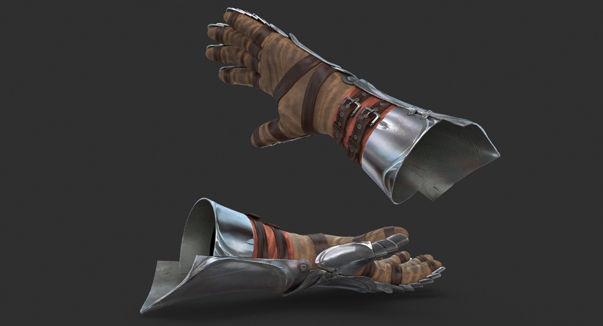 Medieval Gauntlets Model - TurboSquid 1351065