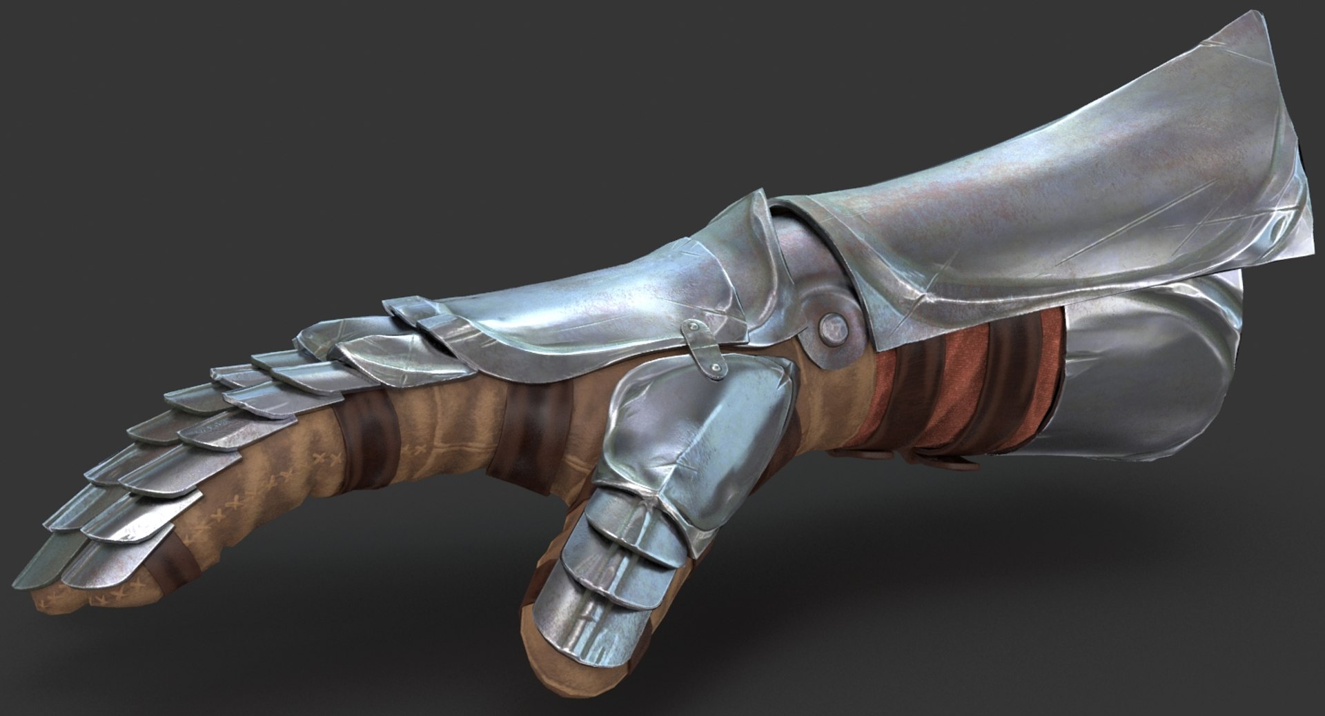 Medieval Gauntlets Model - TurboSquid 1351065