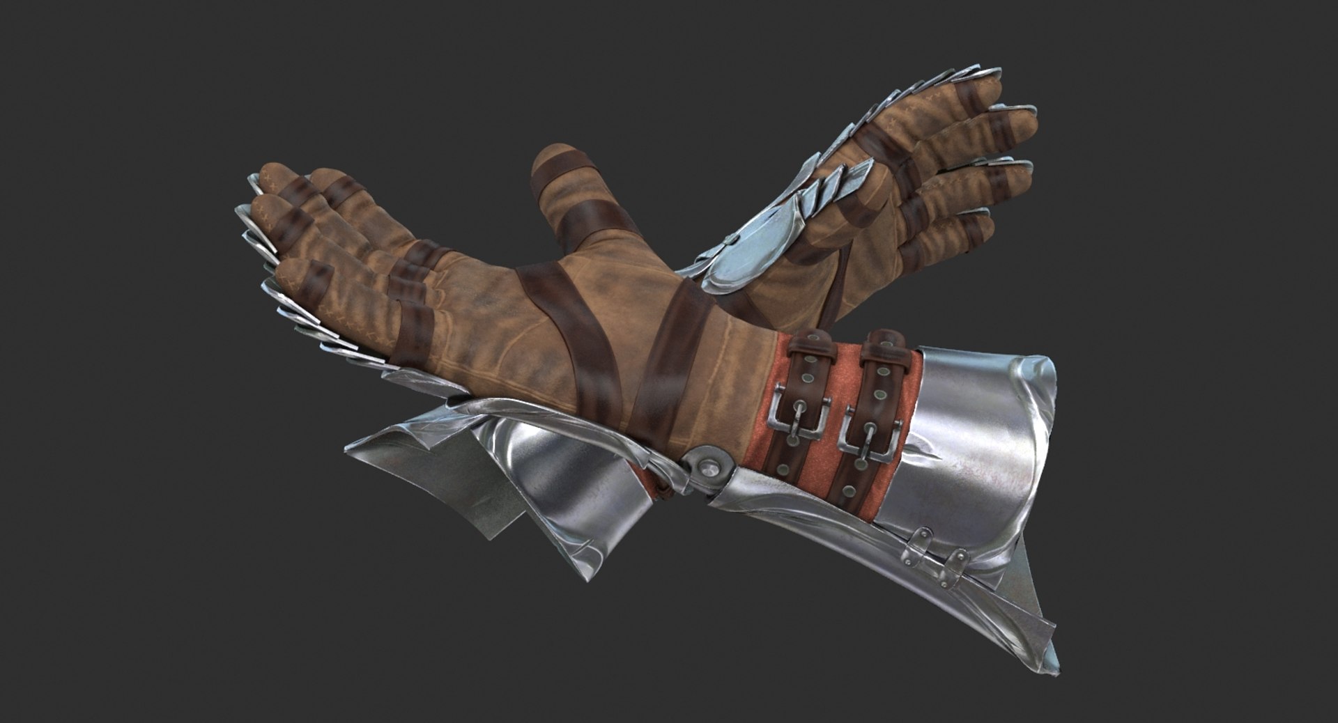 Medieval Gauntlets Model - TurboSquid 1351065