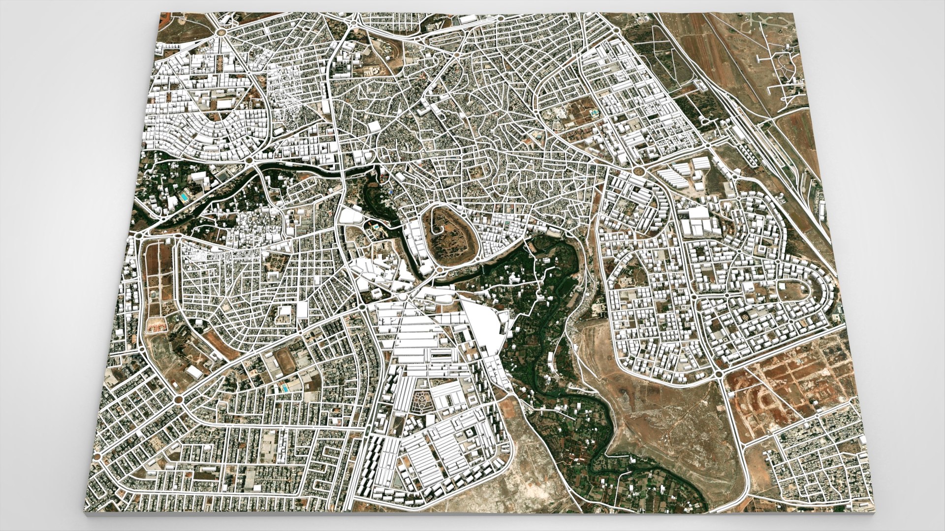 Cityscape Hama Syria Model - TurboSquid 2322590