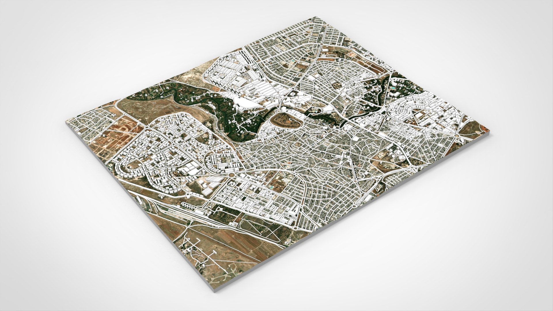 Cityscape Hama Syria Model - TurboSquid 2322590