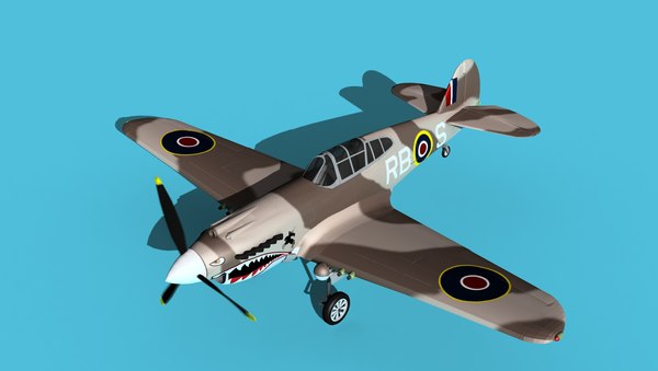 Curtiss P-40B Tomahawk V04 RAF3D模型 - TurboSquid 1914764