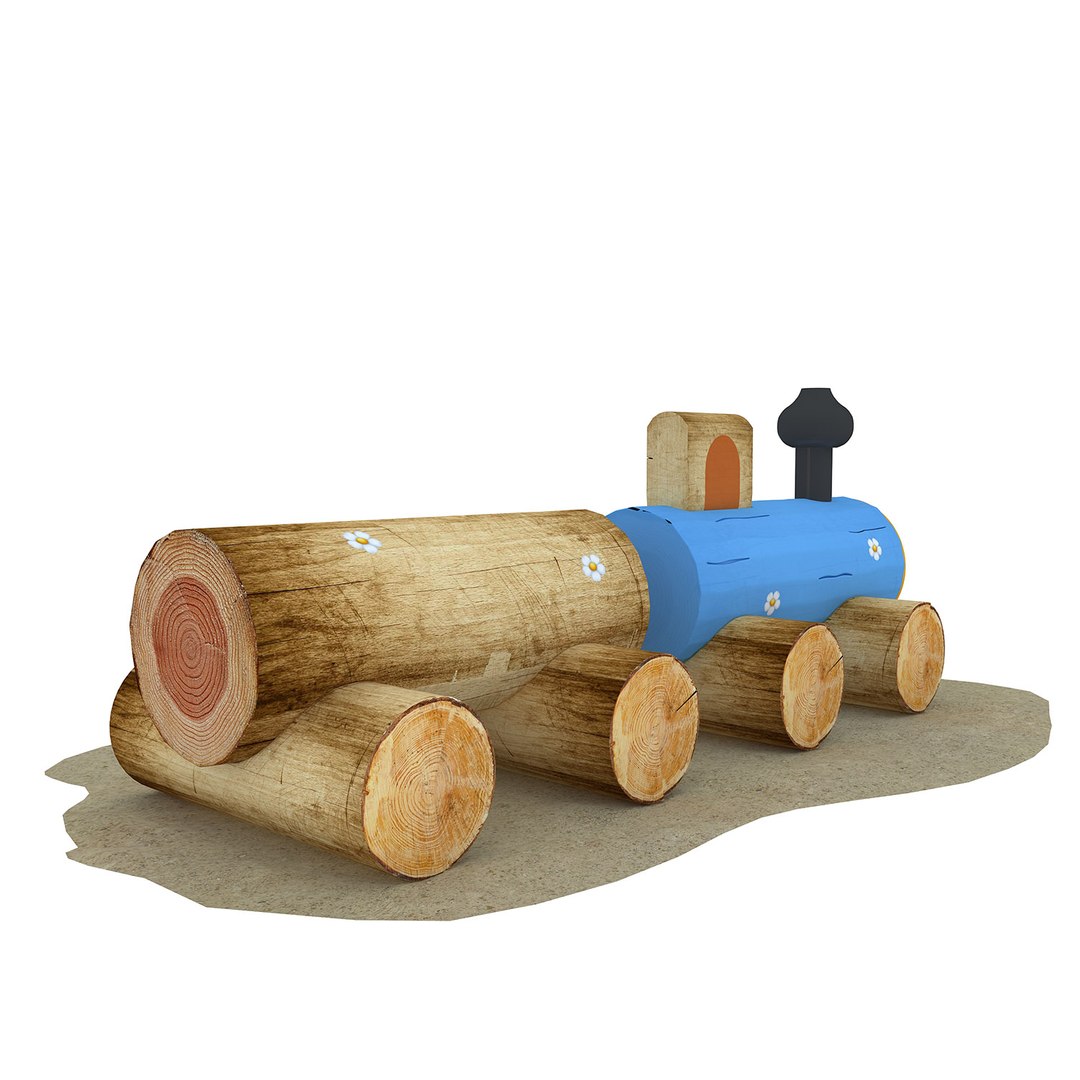 Wood Locomotive Model - TurboSquid 1301253
