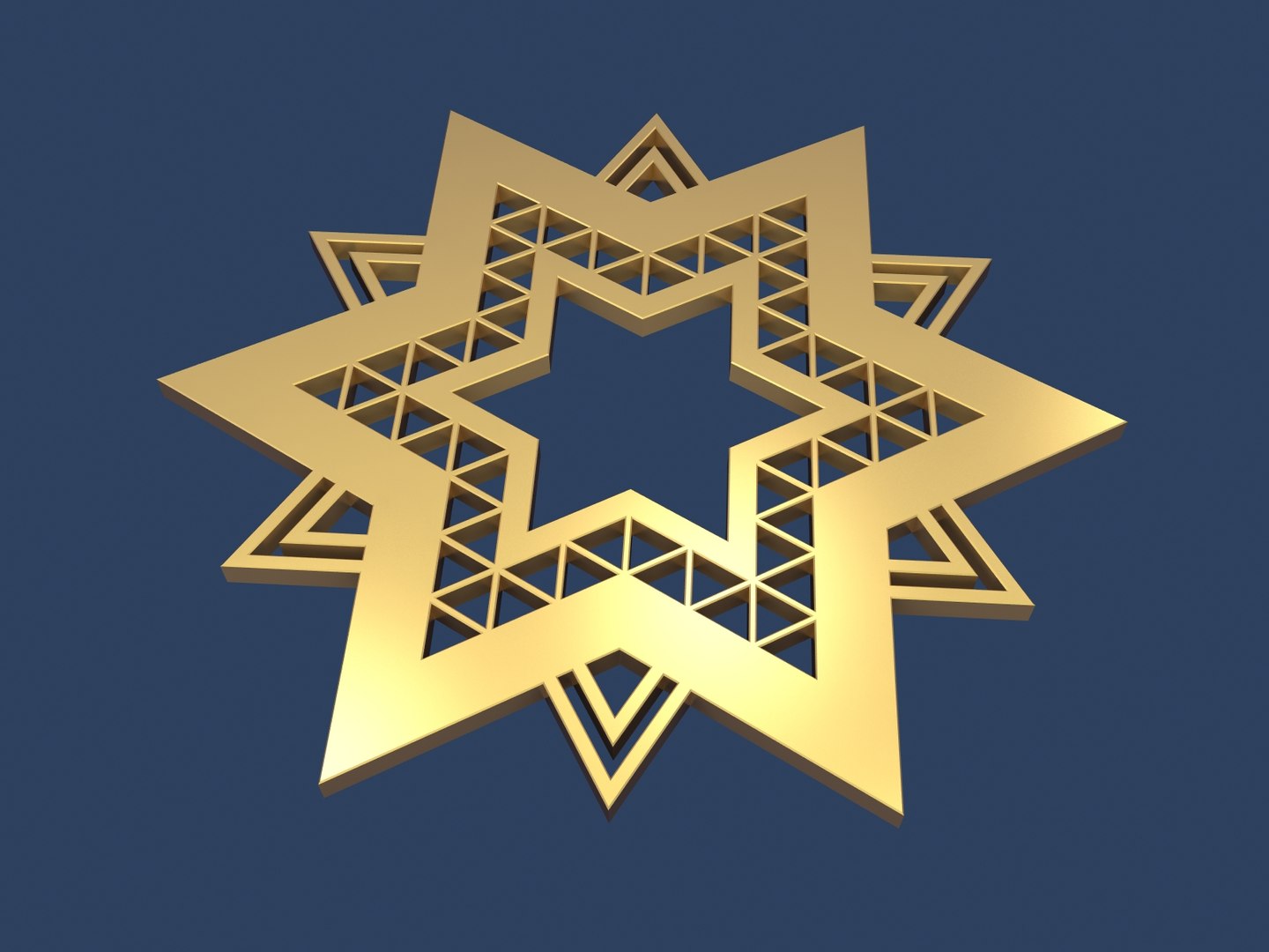 Star david model - TurboSquid 1416850