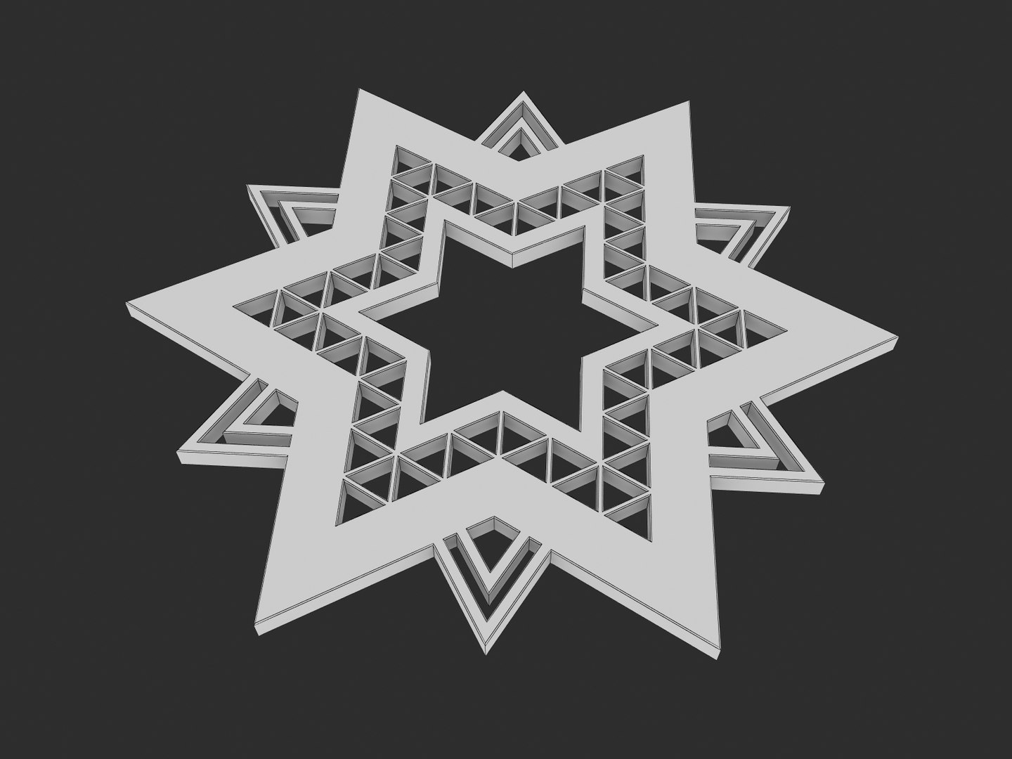 Star david model - TurboSquid 1416850