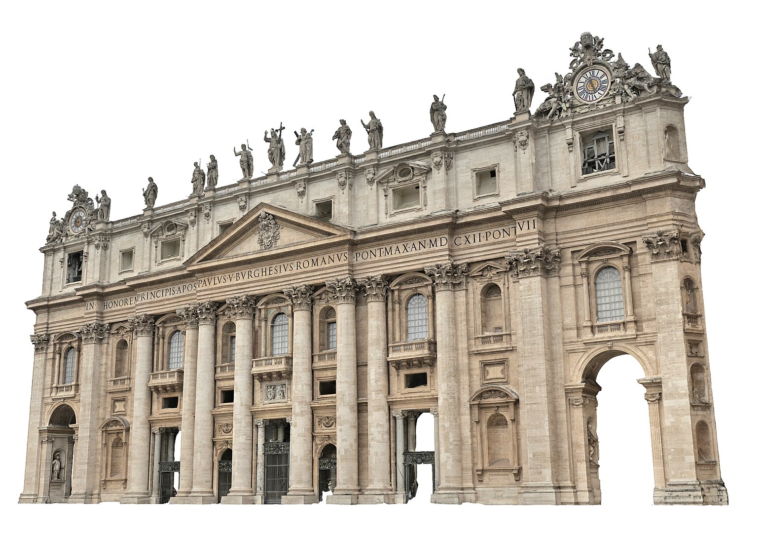 St Peters Basilica Vatican 3D Model - TurboSquid 1756610