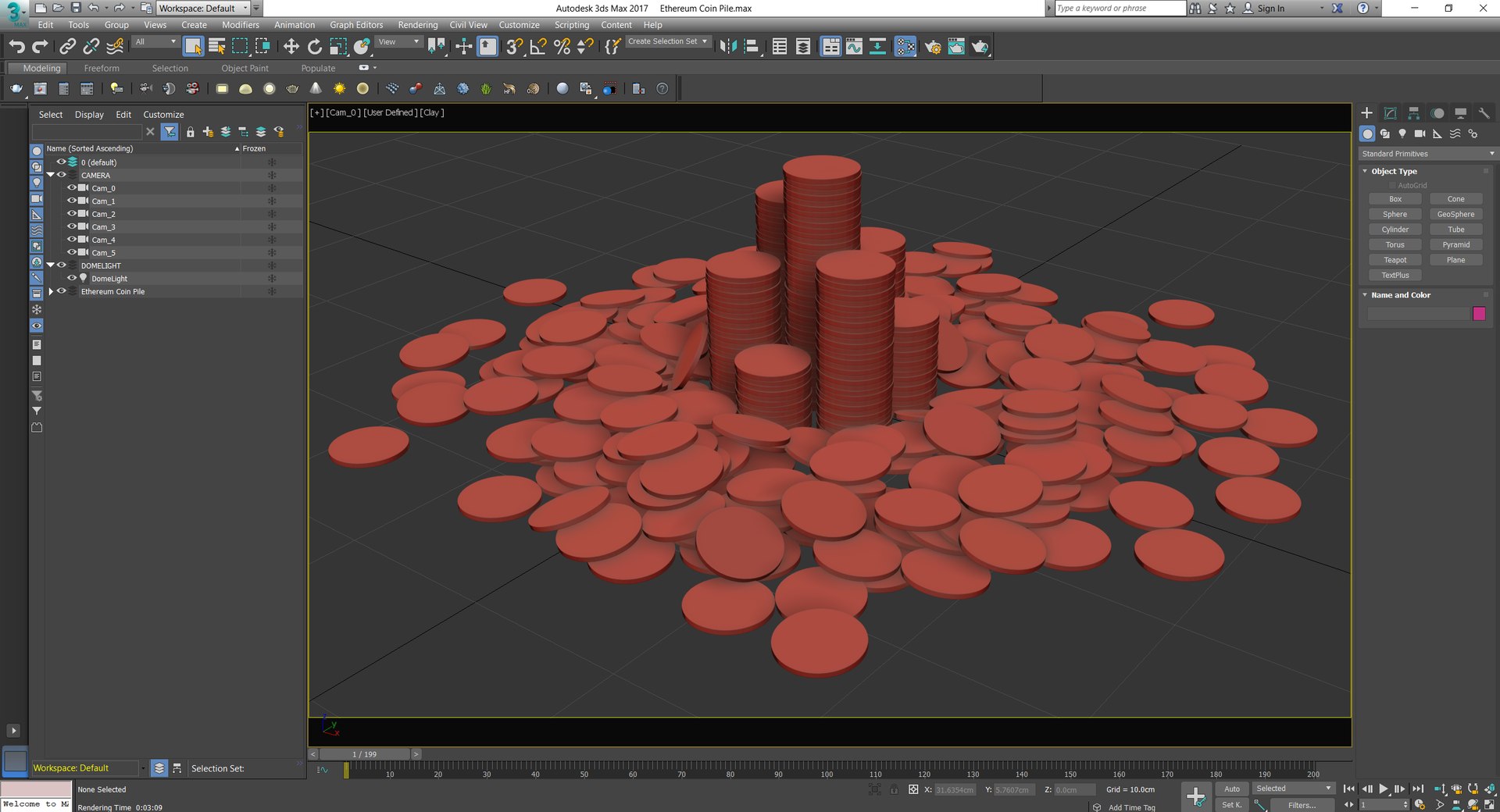 Ethereum Coin Pile Model - TurboSquid 1731045