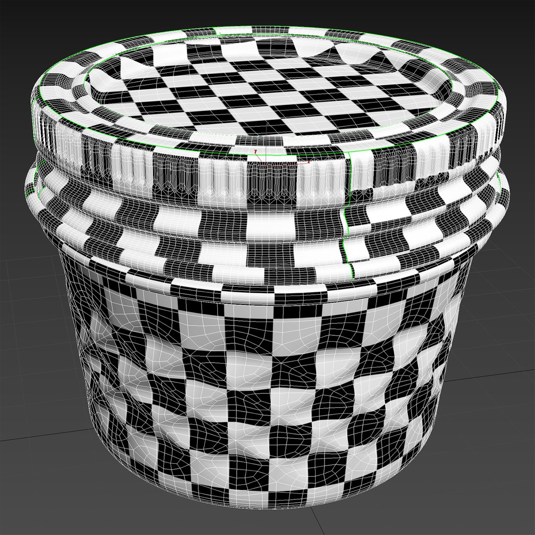 Quilted Glass JarCollection 3D - TurboSquid 2253609