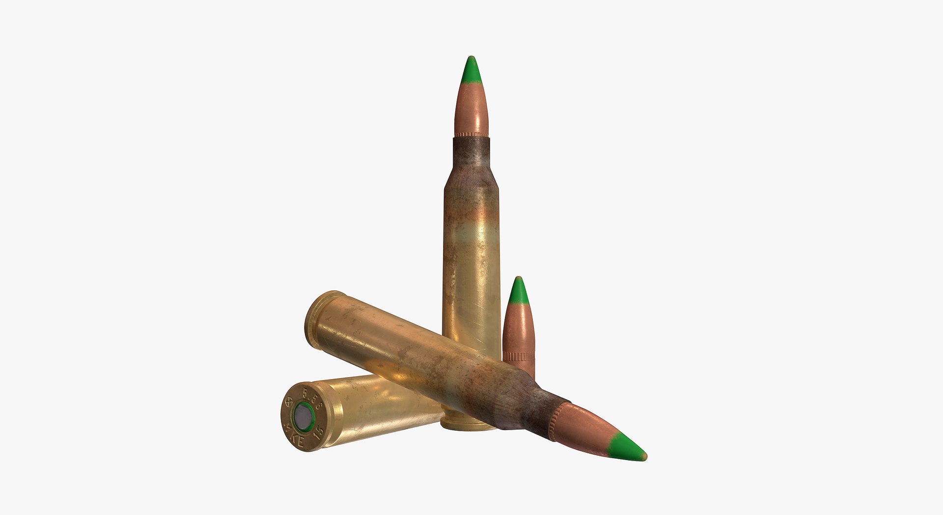 Realistic Cartridge 556 45mm NATO Ammo Bullet 3D - TurboSquid 2127619