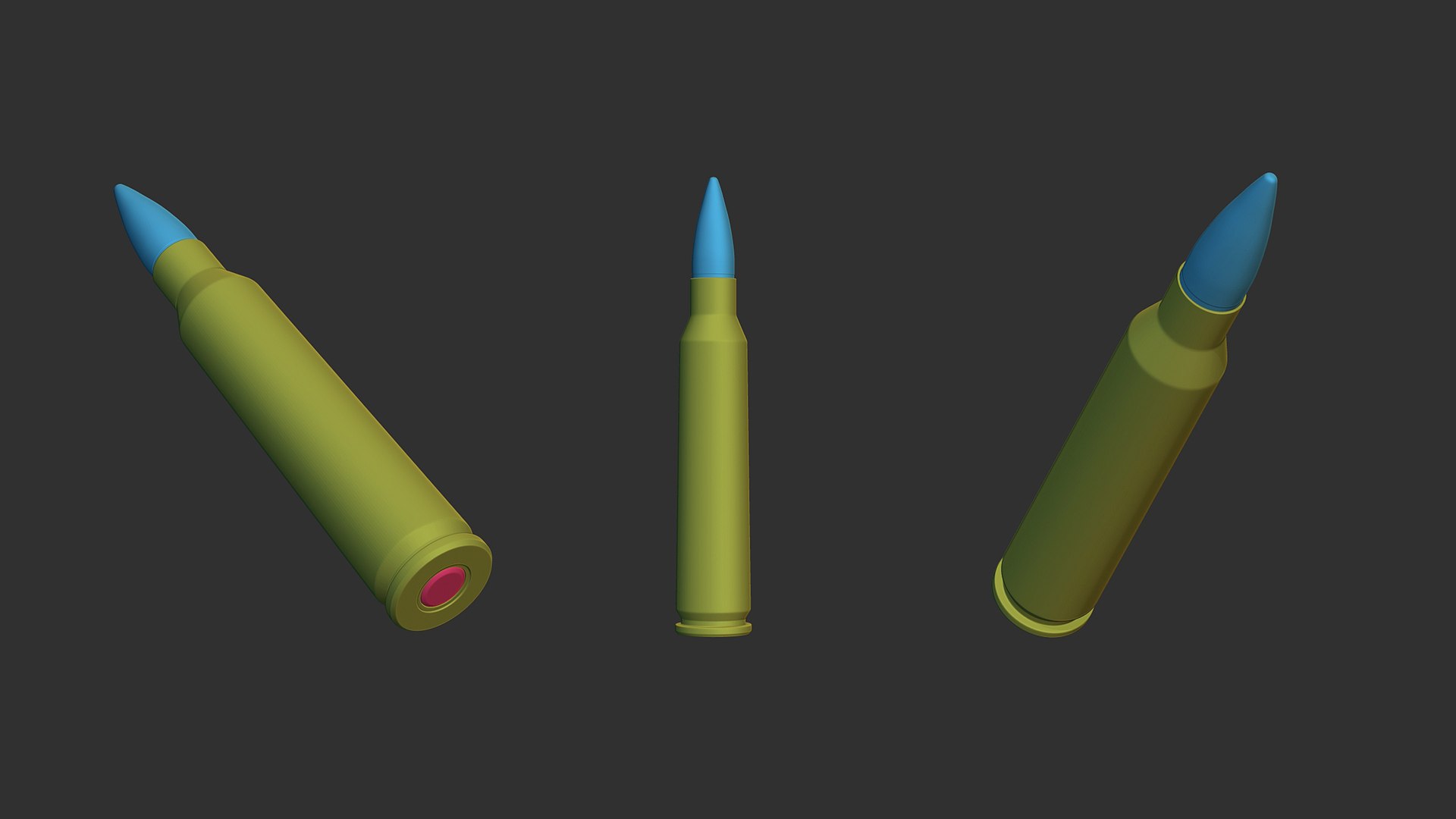 Realistic Cartridge 556 45mm NATO Ammo Bullet 3D - TurboSquid 2127619