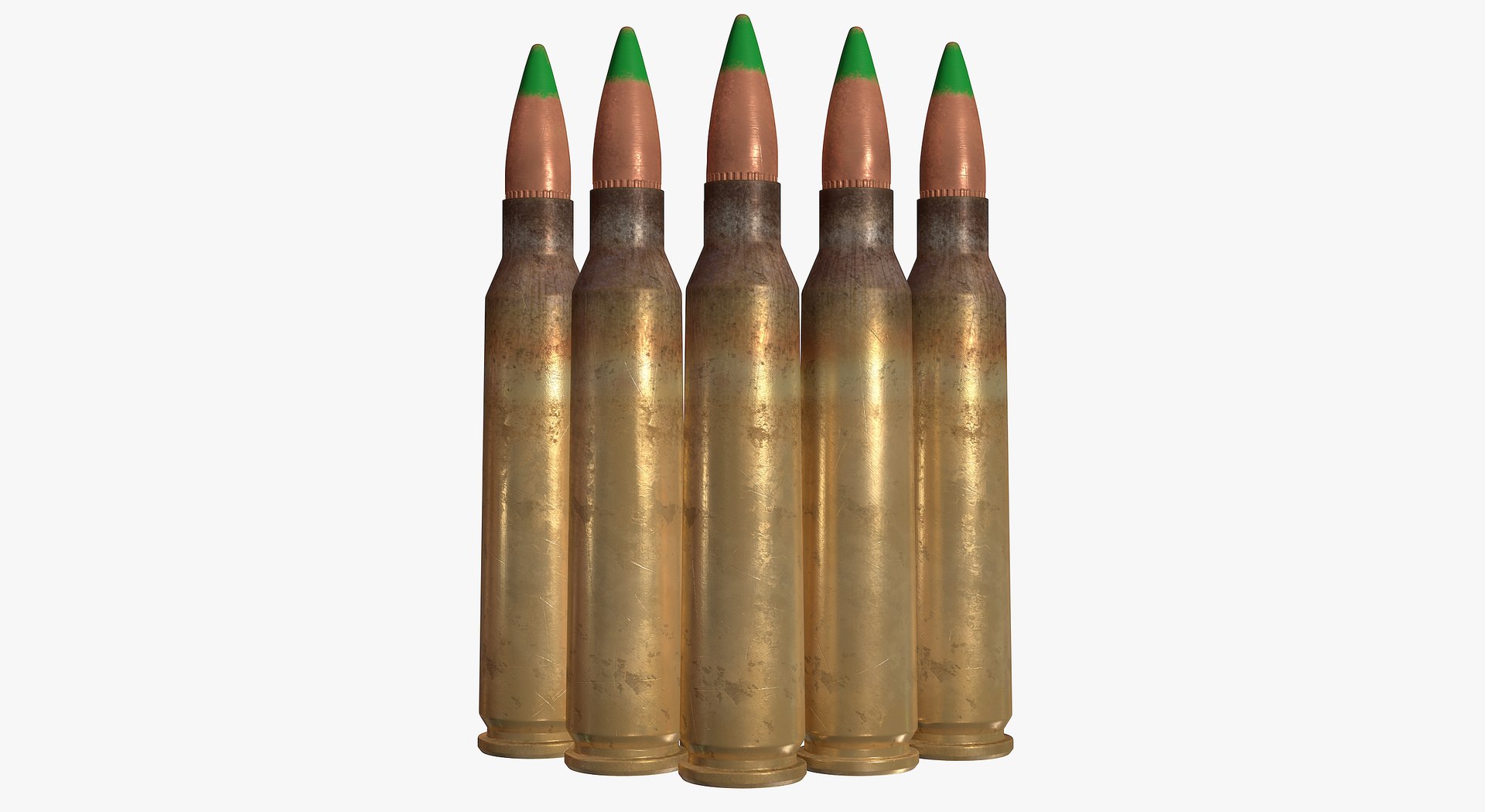 Realistic Cartridge 556 45mm NATO Ammo Bullet 3D - TurboSquid 2127619