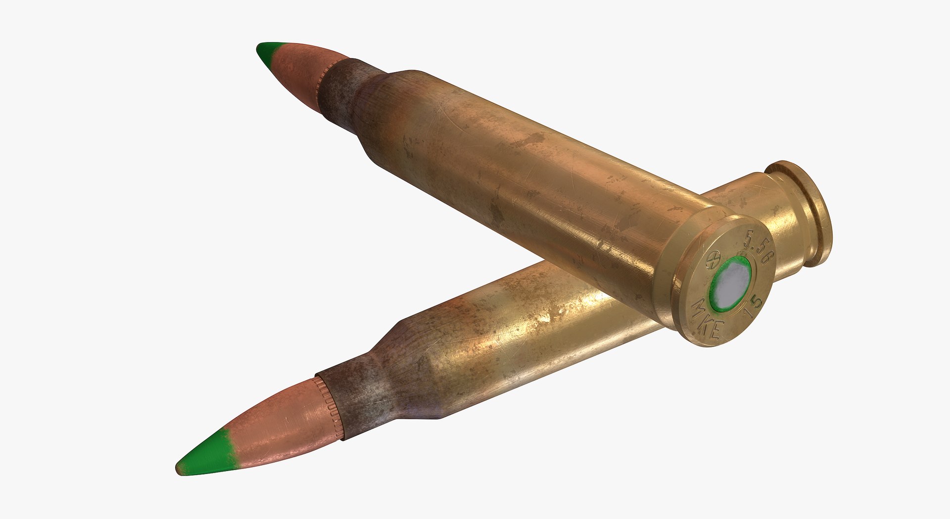 Realistic Cartridge 556 45mm NATO Ammo Bullet 3D - TurboSquid 2127619