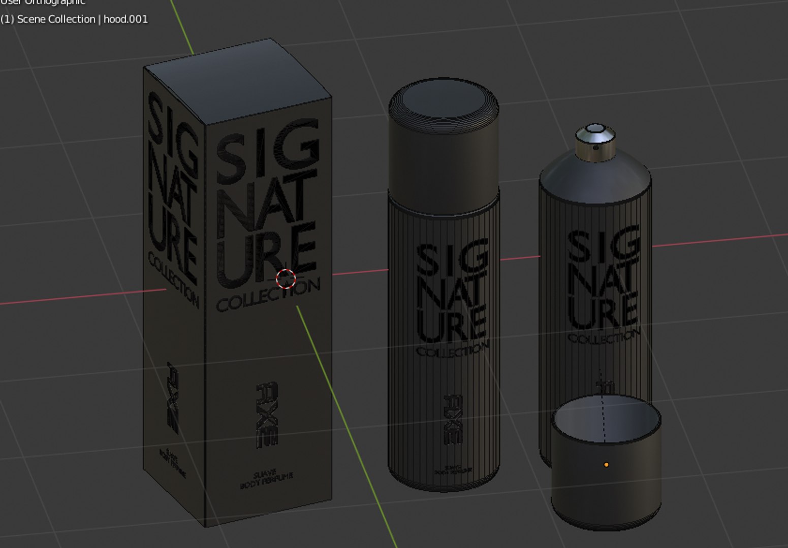 Axe Perfume 3D - TurboSquid 1501297