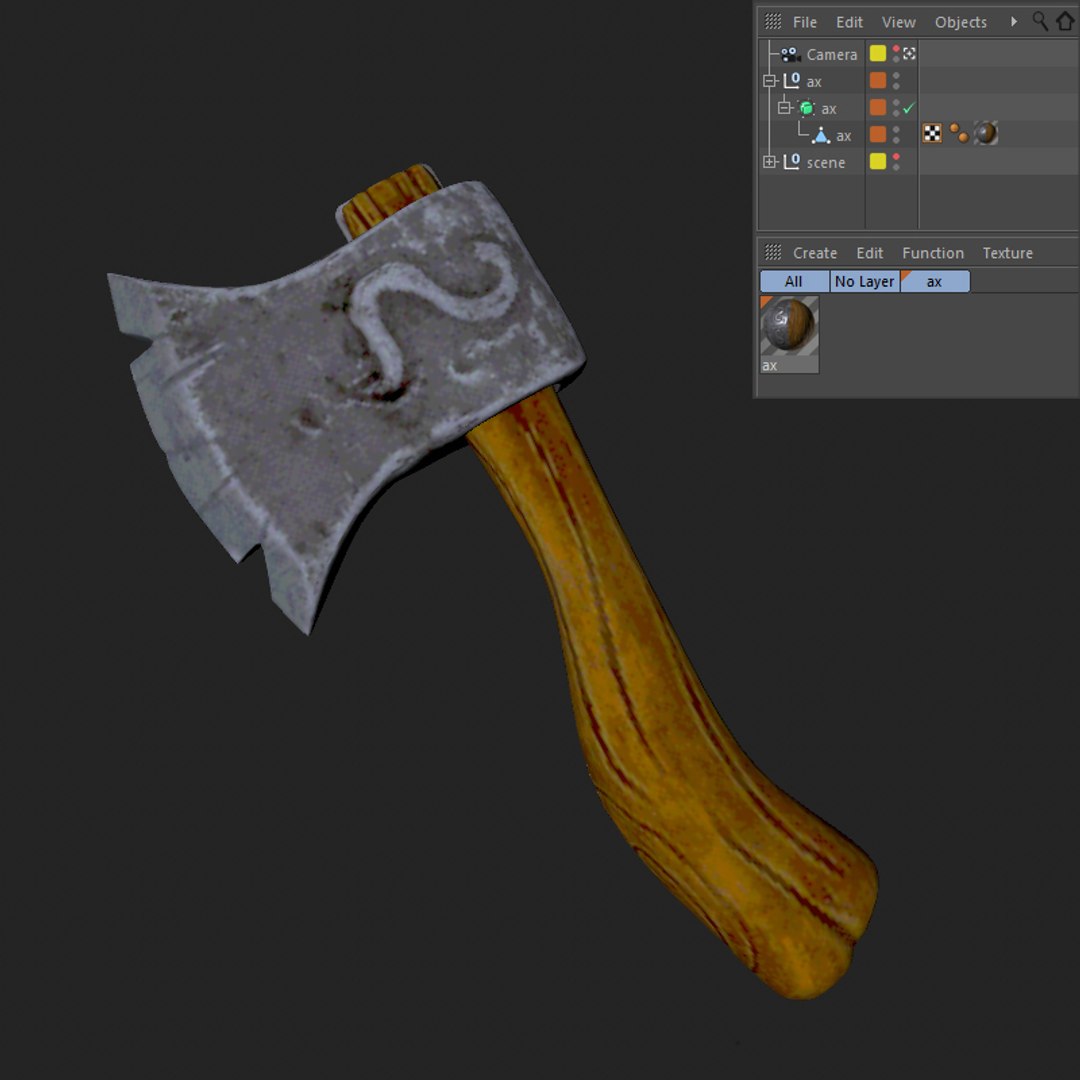 Stylized Cartoon Ax Model - TurboSquid 1586712