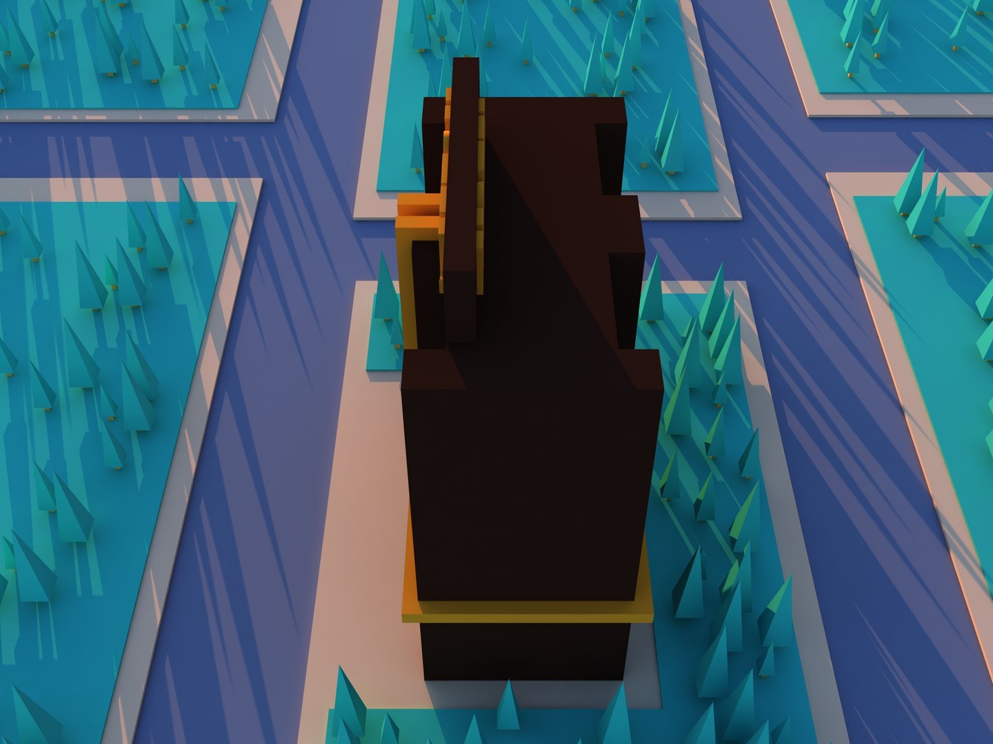 3D Cute Cartoon Hotel Model - TurboSquid 1956984