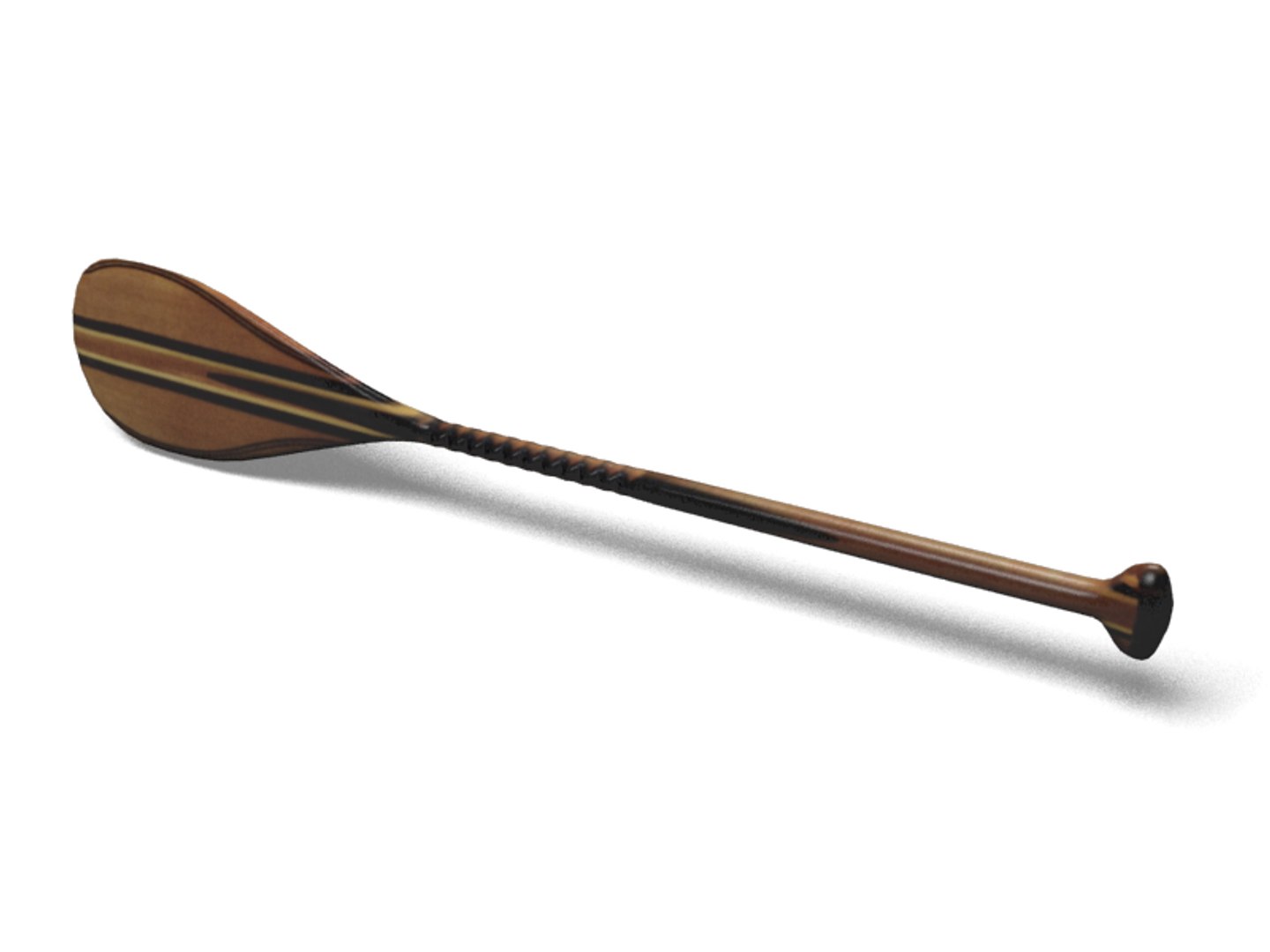 wood paddle 3d model