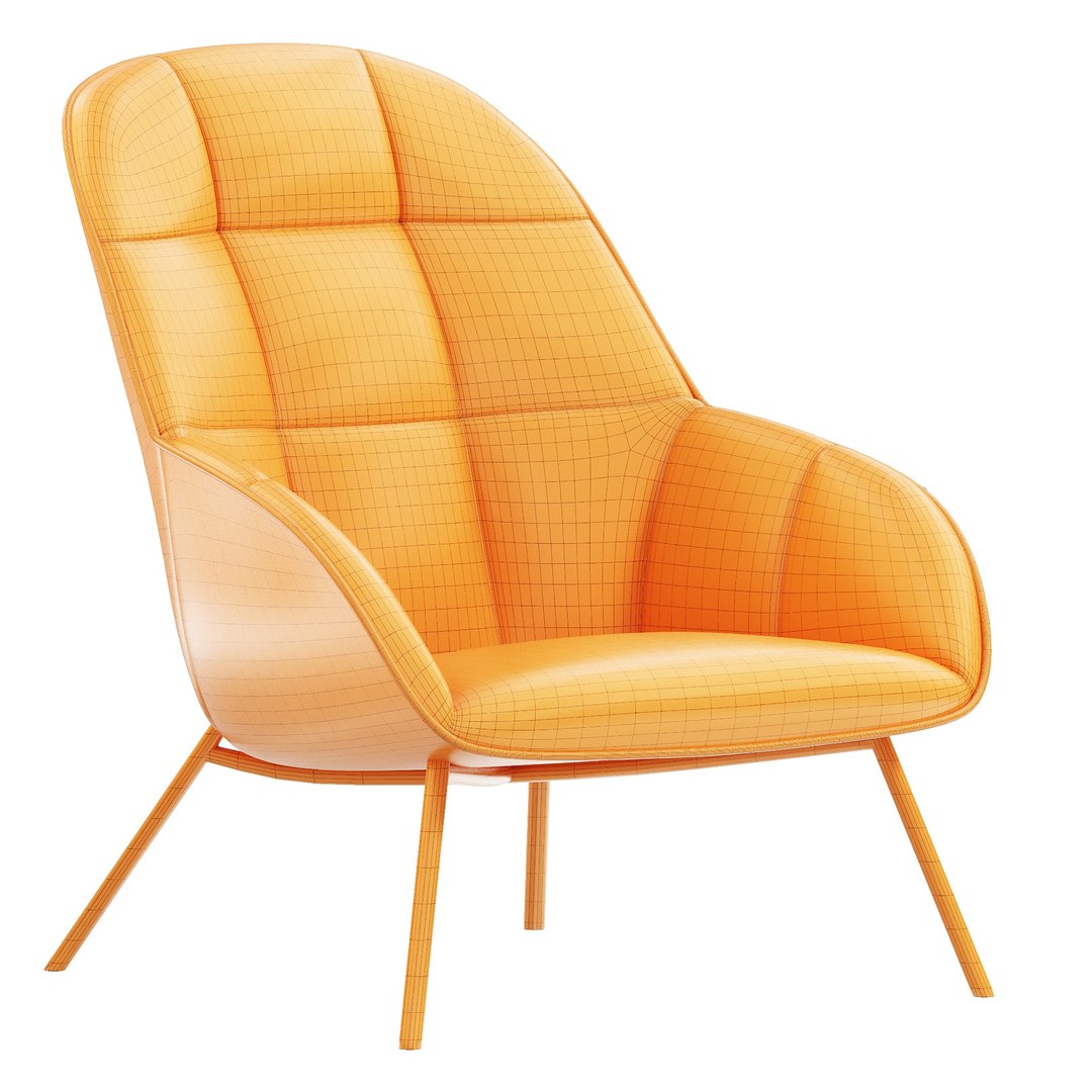 3D Mango Lounge Chair Model - TurboSquid 2031155