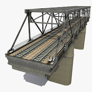 max modeled railway bridge