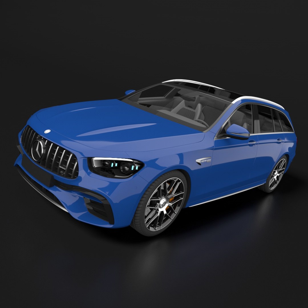 Mercedes-Benz AMG E63 Estate Model - TurboSquid 2352524