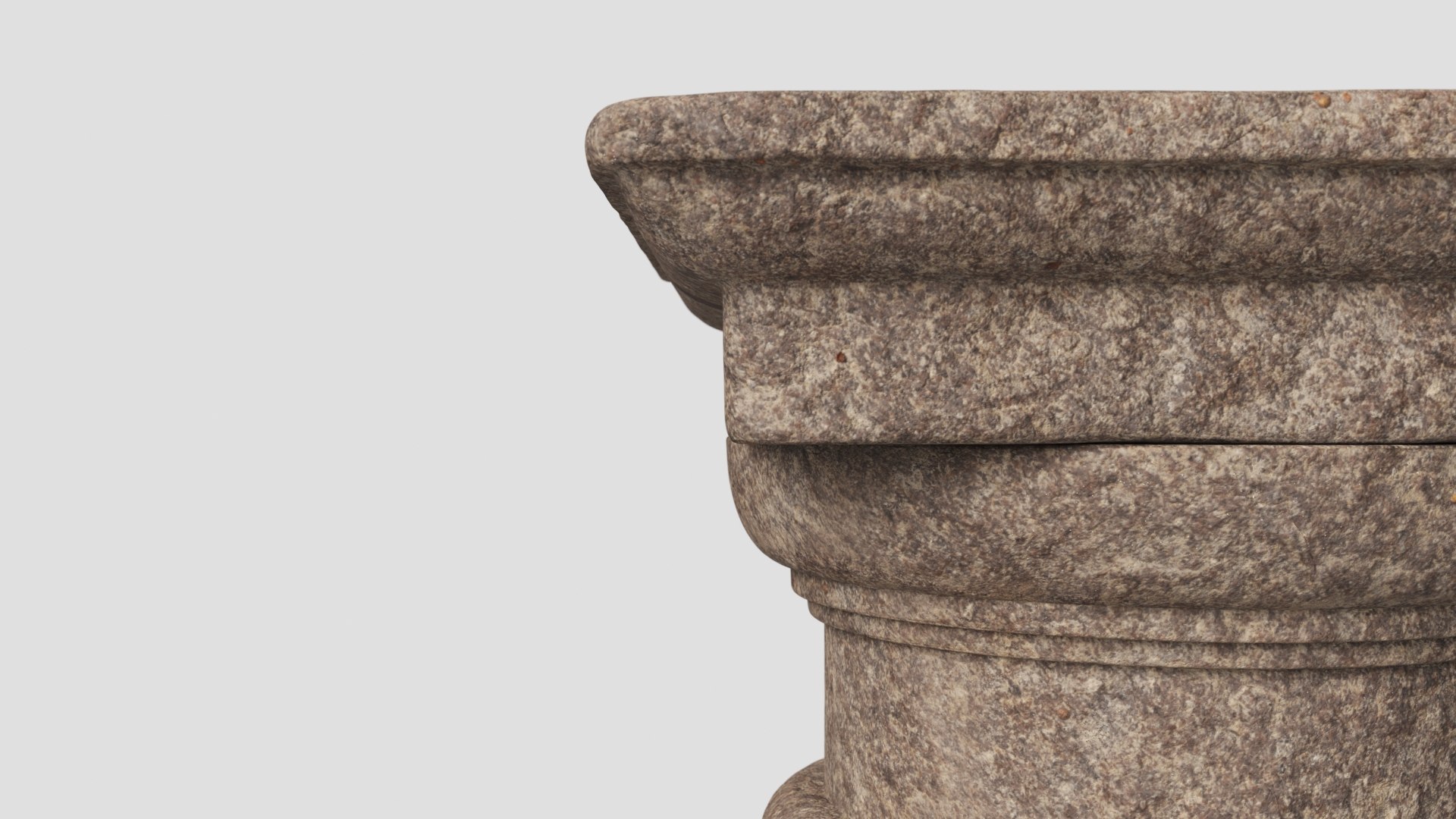 3D Granite Tuscan Column - TurboSquid 1917150