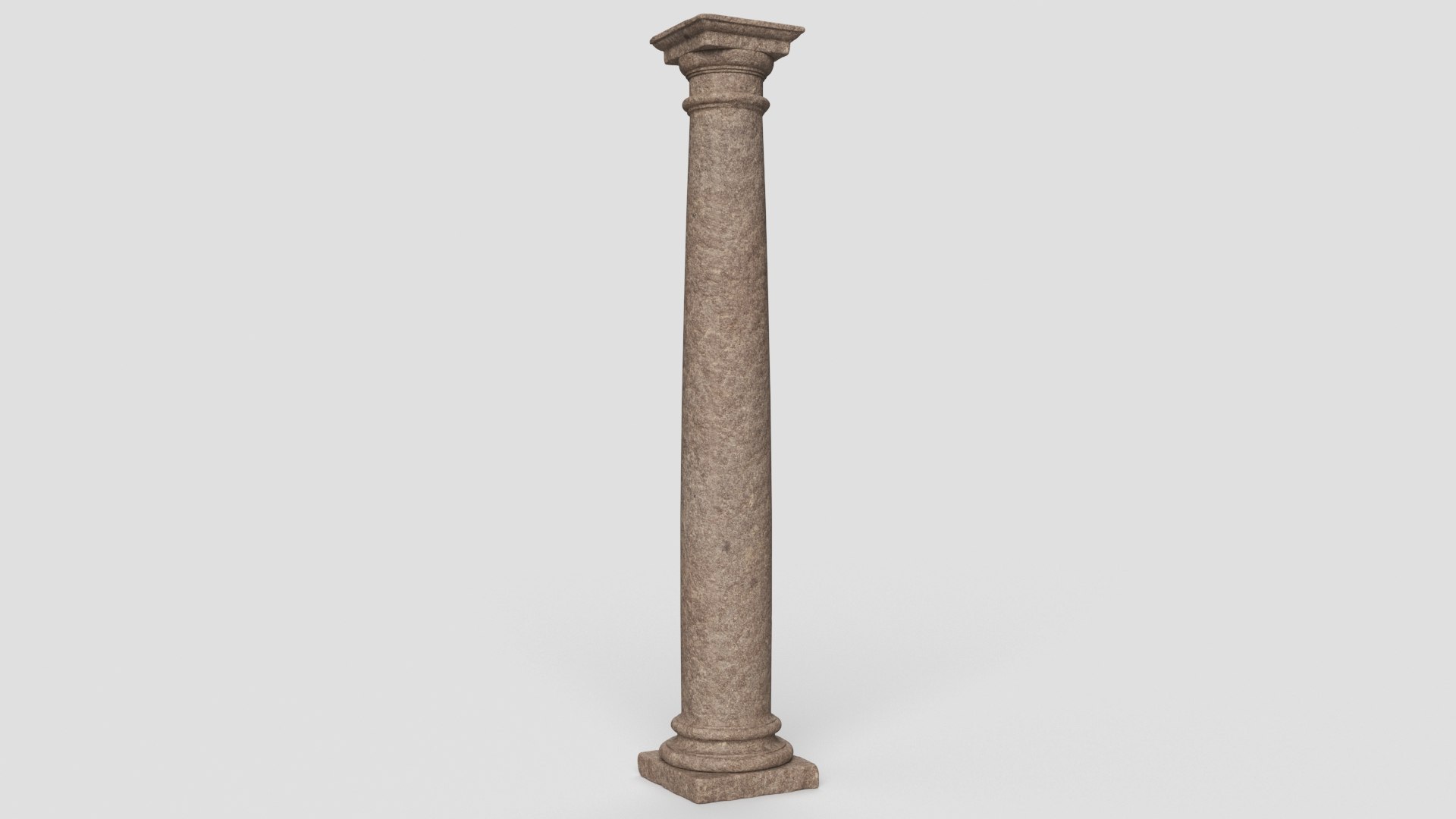 3D Granite Tuscan Column - TurboSquid 1917150