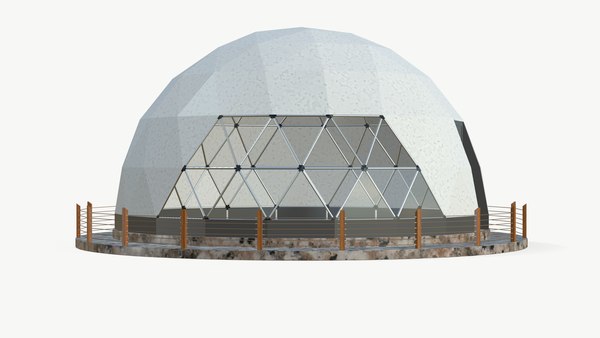 Geodesic Dome V4 Modern Design3D模型 - TurboSquid 2071597