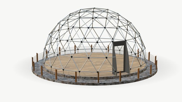 Geodesic Dome V4 Modern Design3D模型 - TurboSquid 2071597