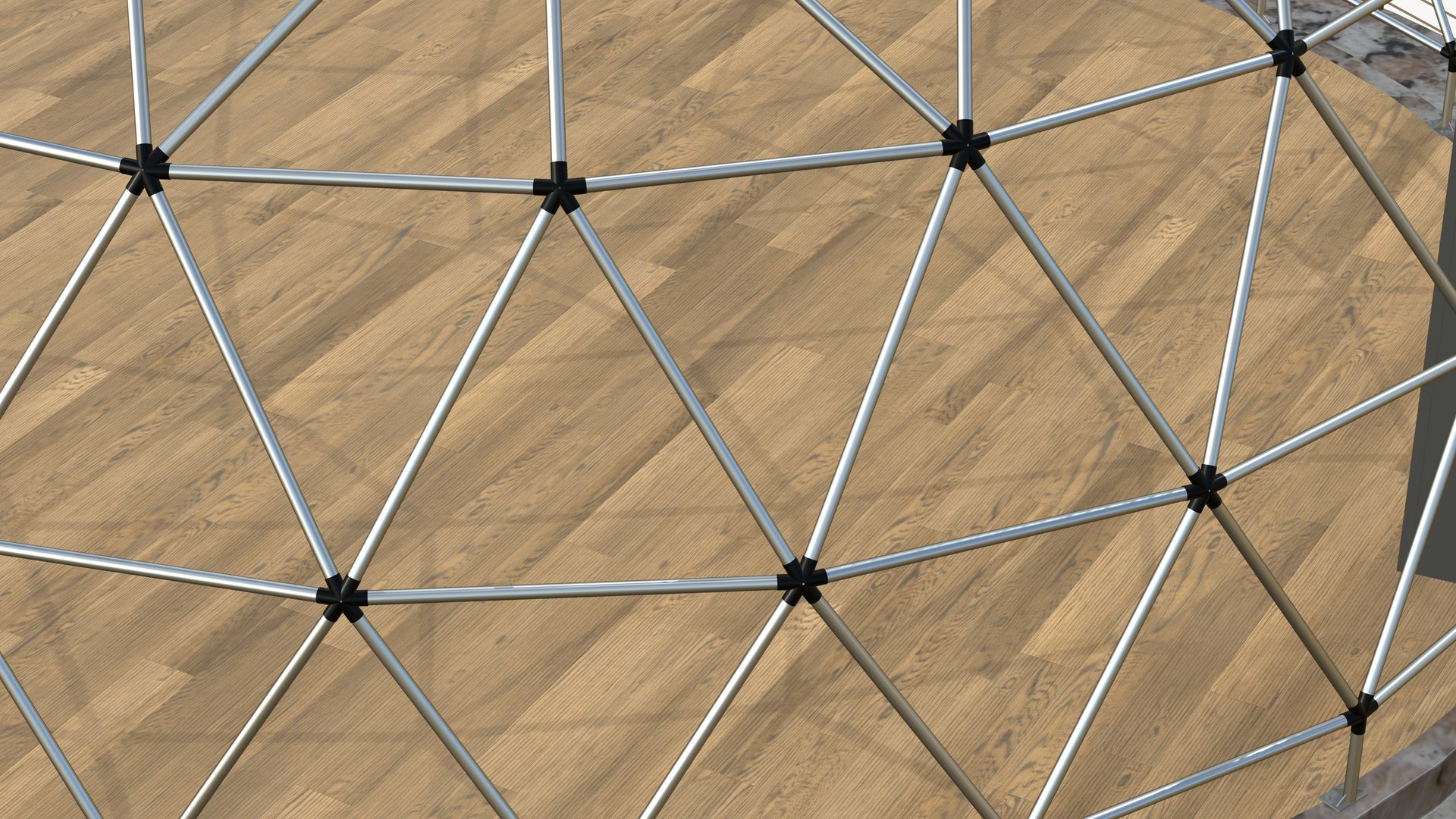 Geodesic Dome V4 Modern Design 3D model - TurboSquid 2071597